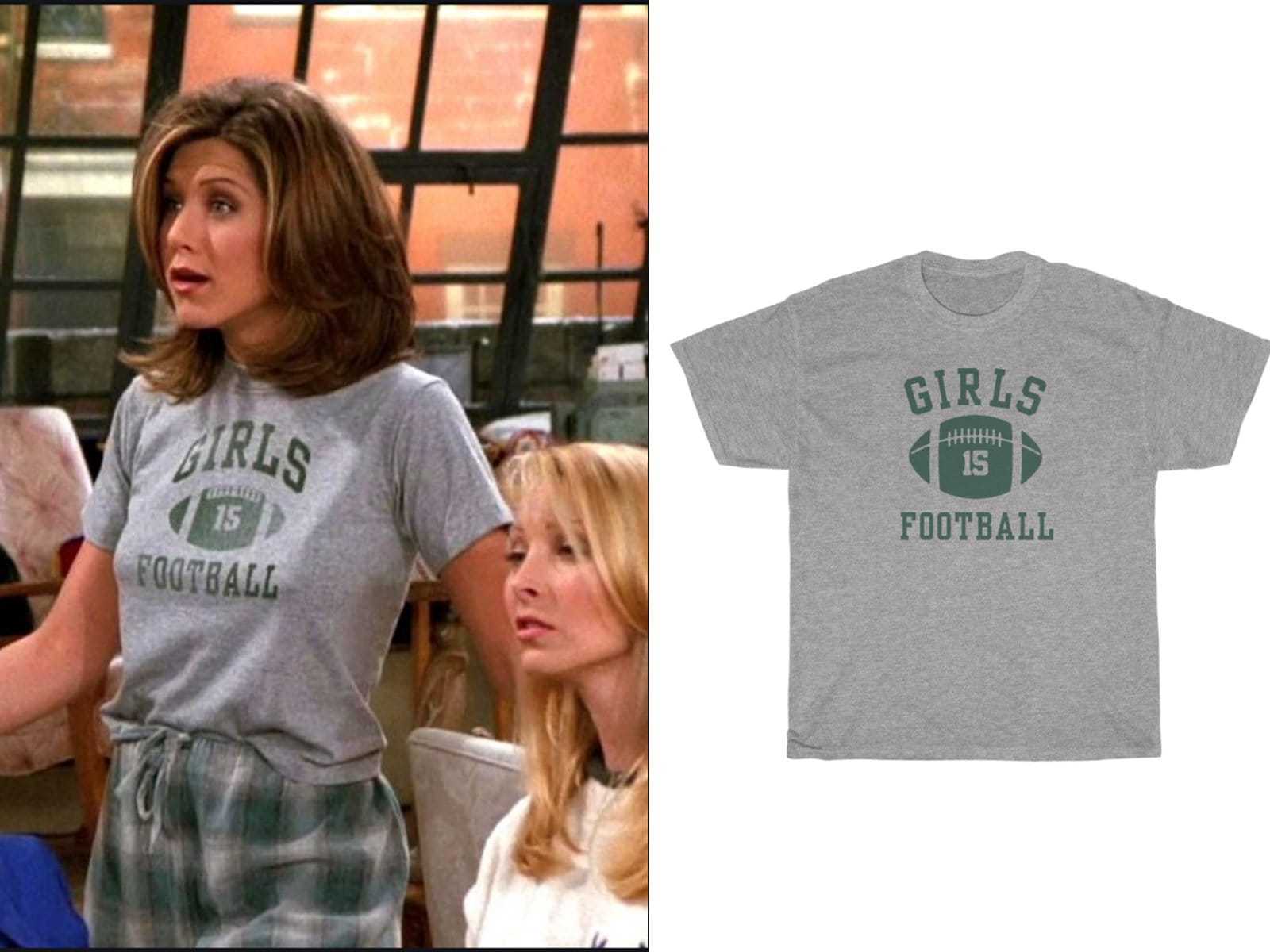 Rachel Green Girls Football Shirt Friends Shirt Rachel Green | Etsy