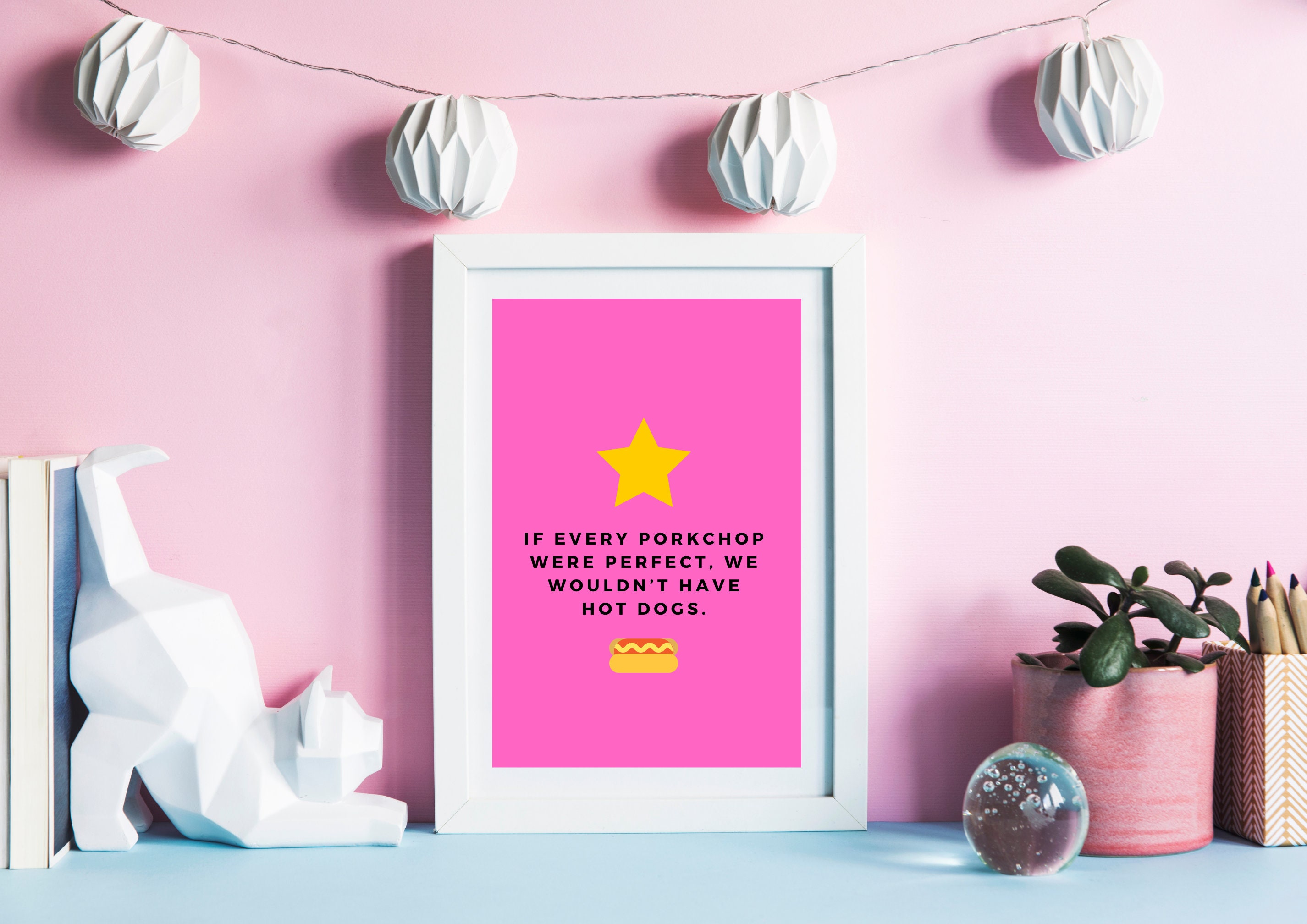 If Porkchop Were Perfect Digital Art Printable Quote From Steven Universe - Etsy Canada