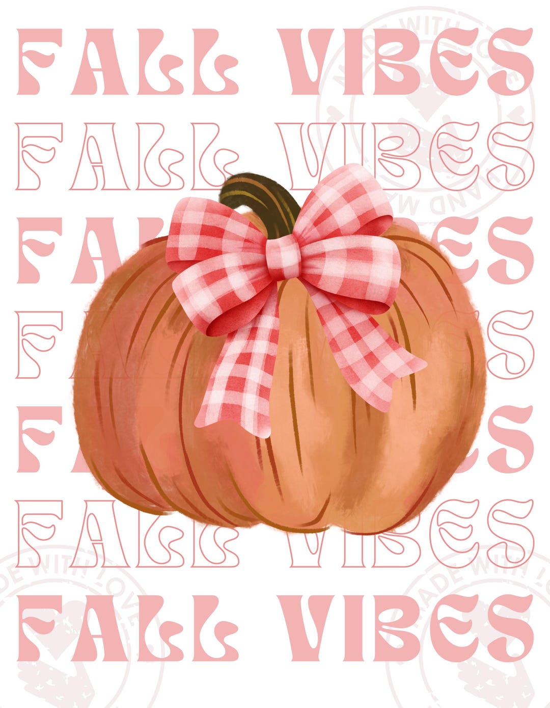 Pink Fall Vibes Png/pdf/jpg - Etsy