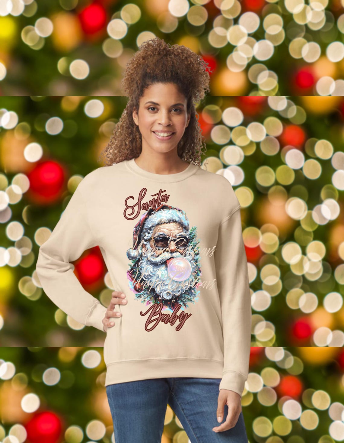 Santa Bubblegum PNG - Etsy