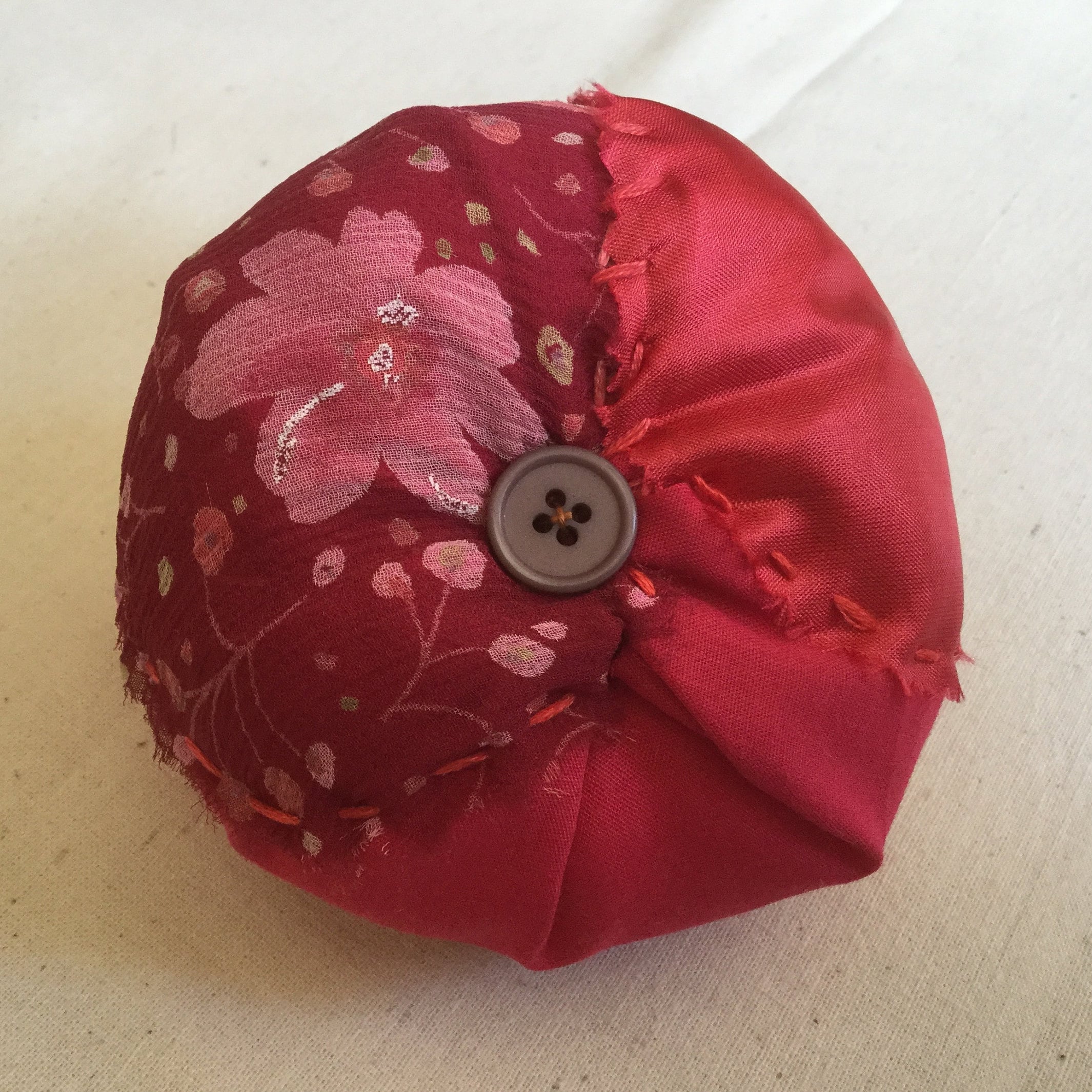 Decoración de manzana de tela cosida rosa y gasa - Etsy España