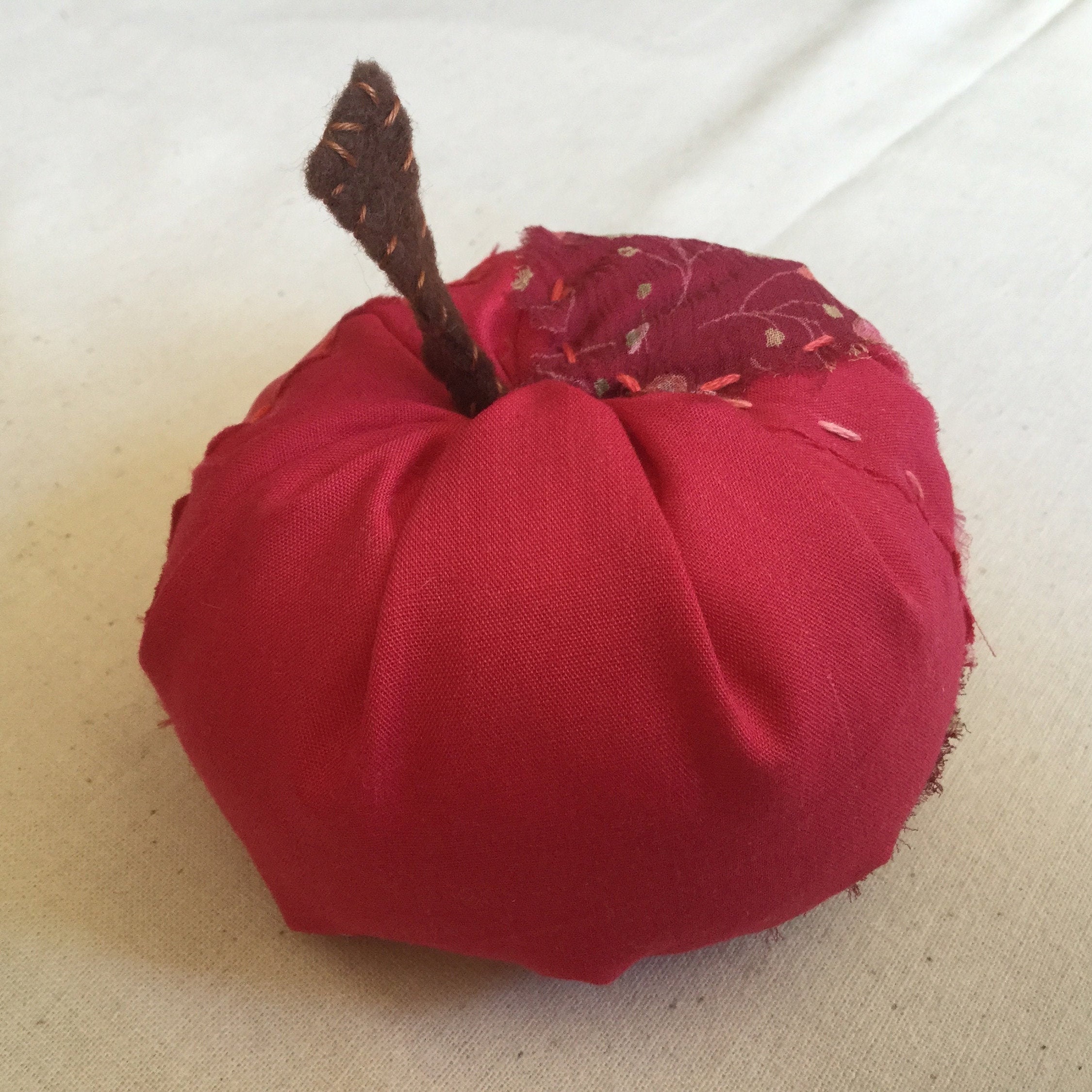 Decoración de manzana de tela cosida rosa y gasa - Etsy España