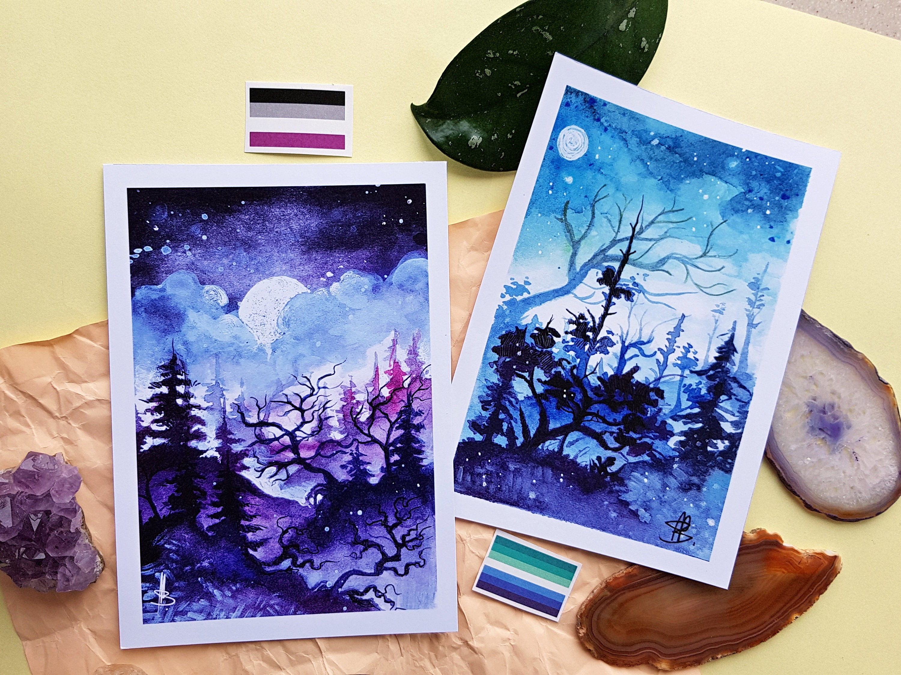 LGBTQ Pride Prints Handmade Pride Flag Print Watercolor | Etsy Australia