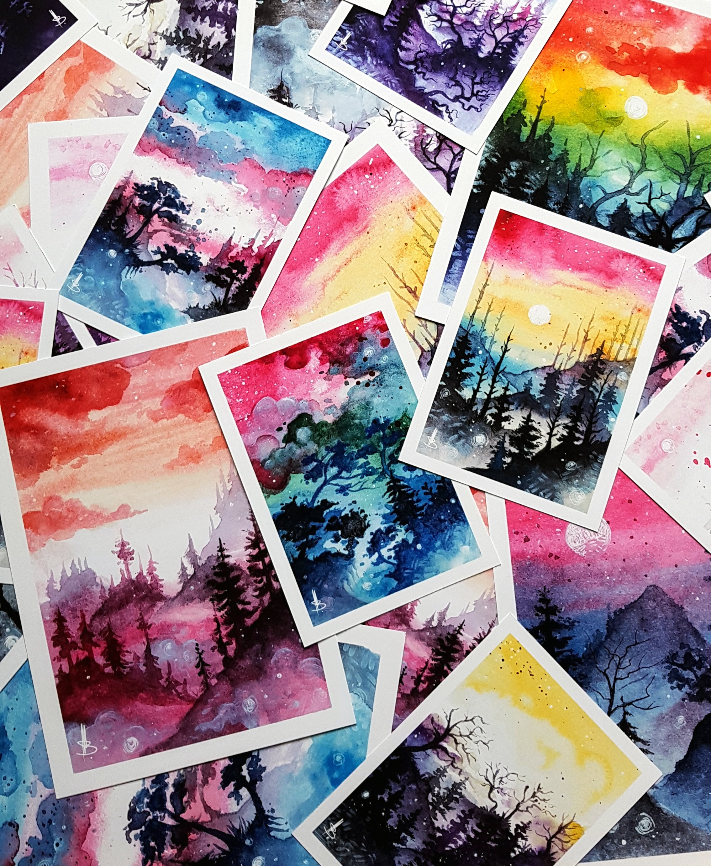 LGBTQ Pride Prints Handmade Pride Flag Print Watercolor - Etsy Australia