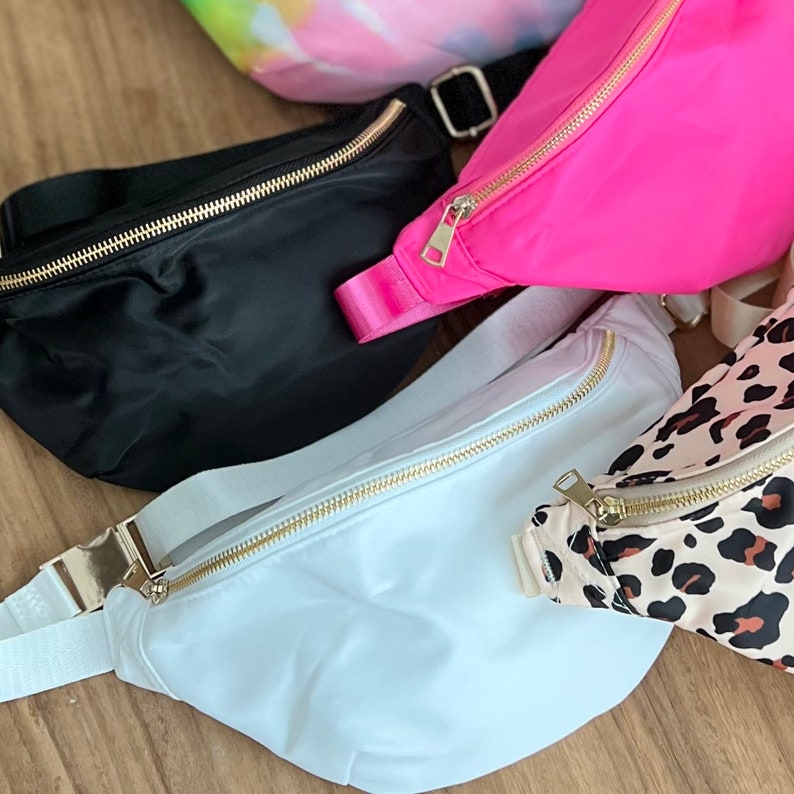 Fanny Pack With Chenille Letter Patches DIY Dupe crossbody - Etsy