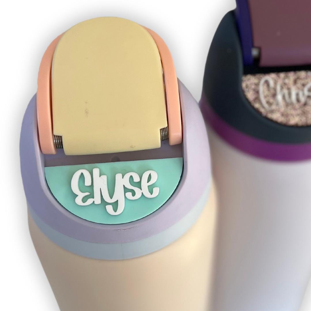 Personalized Owala Water Bottle Nameplate - Customizable With Reusable ...