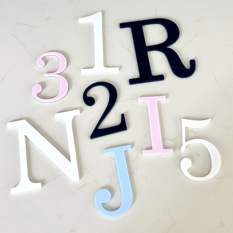 Acrylic Letters - Etsy