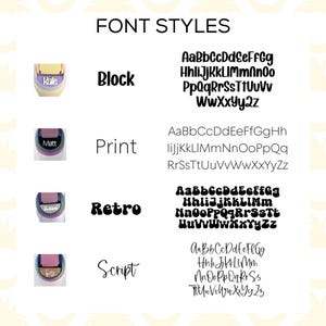 Personalized Owala Water Bottle Nameplate - Customizable With Reusable ...