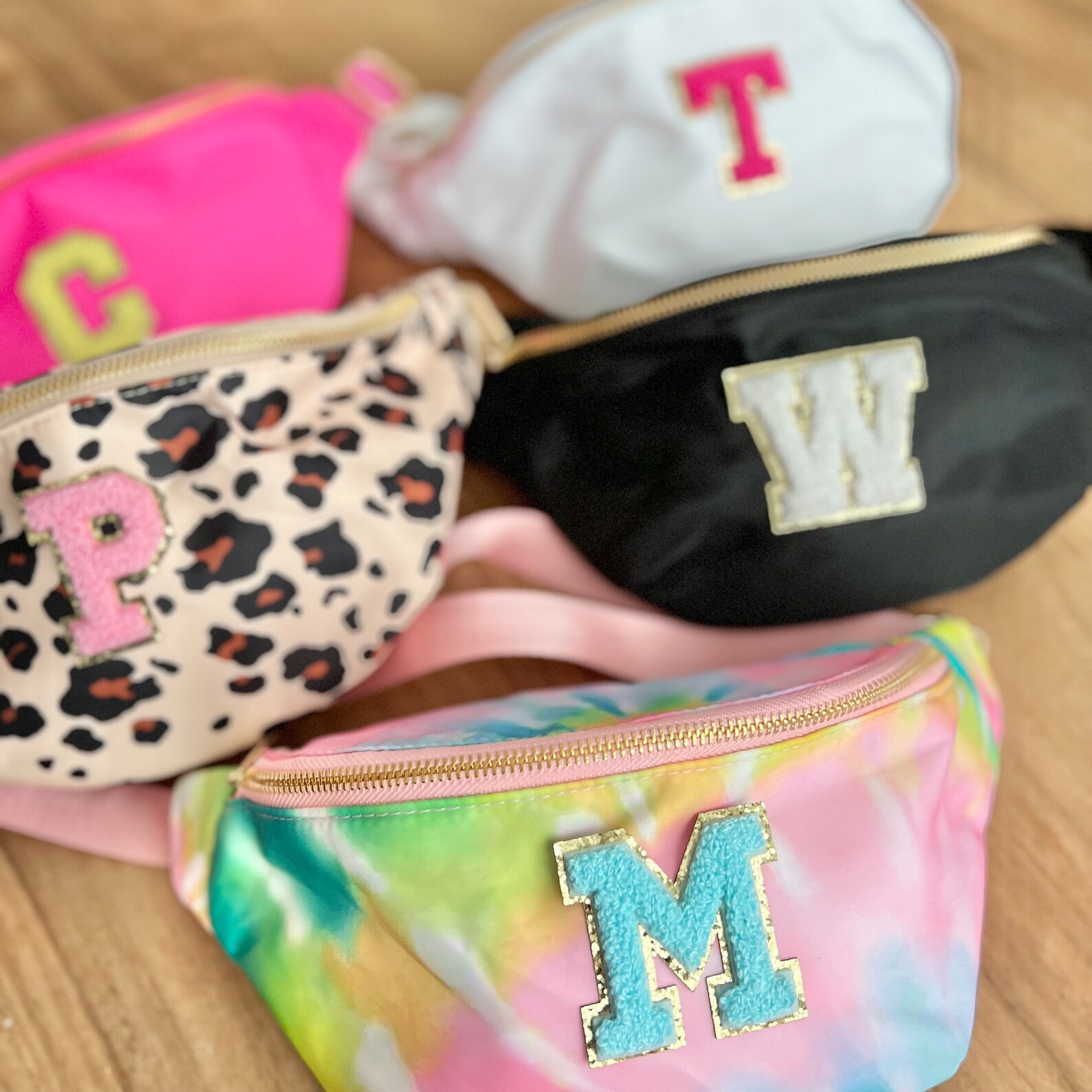 Fanny Pack With Chenille Letter Patches DIY Dupe crossbody - Etsy