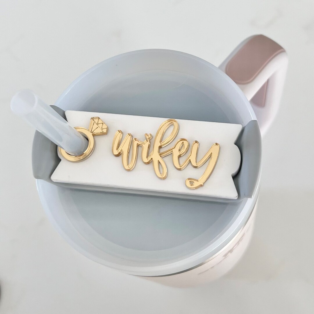 Stanley Wifey Topper | Stanley Quencher H2.0 Wifey Plate | Stanley Name ...