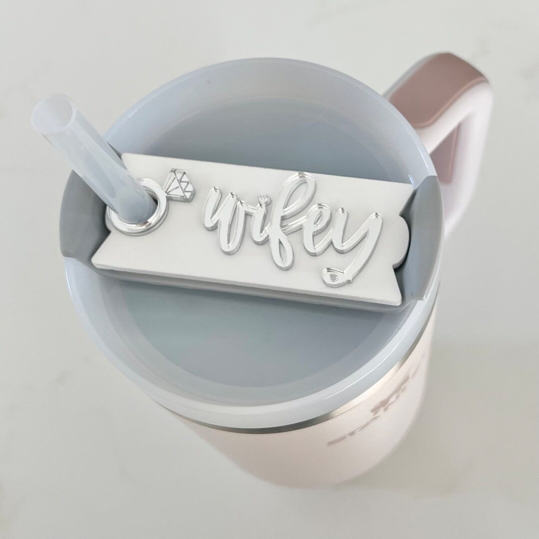 Stanley Wifey Topper | Stanley Quencher H2.0 Wifey Plate | Stanley Name ...