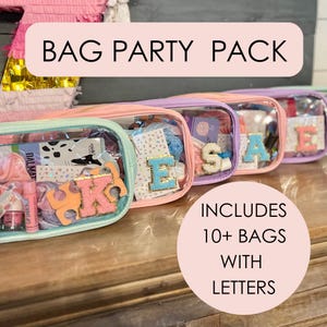 PARTY FAVOR BAG | Clear Front | Bachelorette Bag | Bridal Party Bag ...