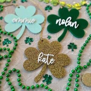 St. Patrick's Day Basket Tags | Shamrock Name Tags | St. Patty's Day ...