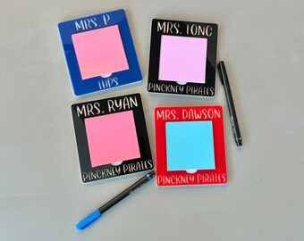 Teacher Gift Sticky Note Holder - Etsy