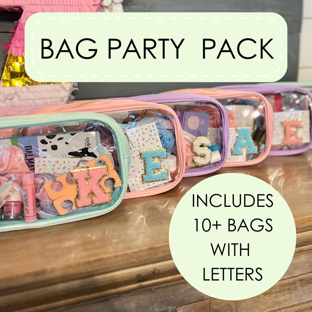 PARTY FAVOR BAG | Clear Front | Bachelorette Bag | Bridal Party Bag ...