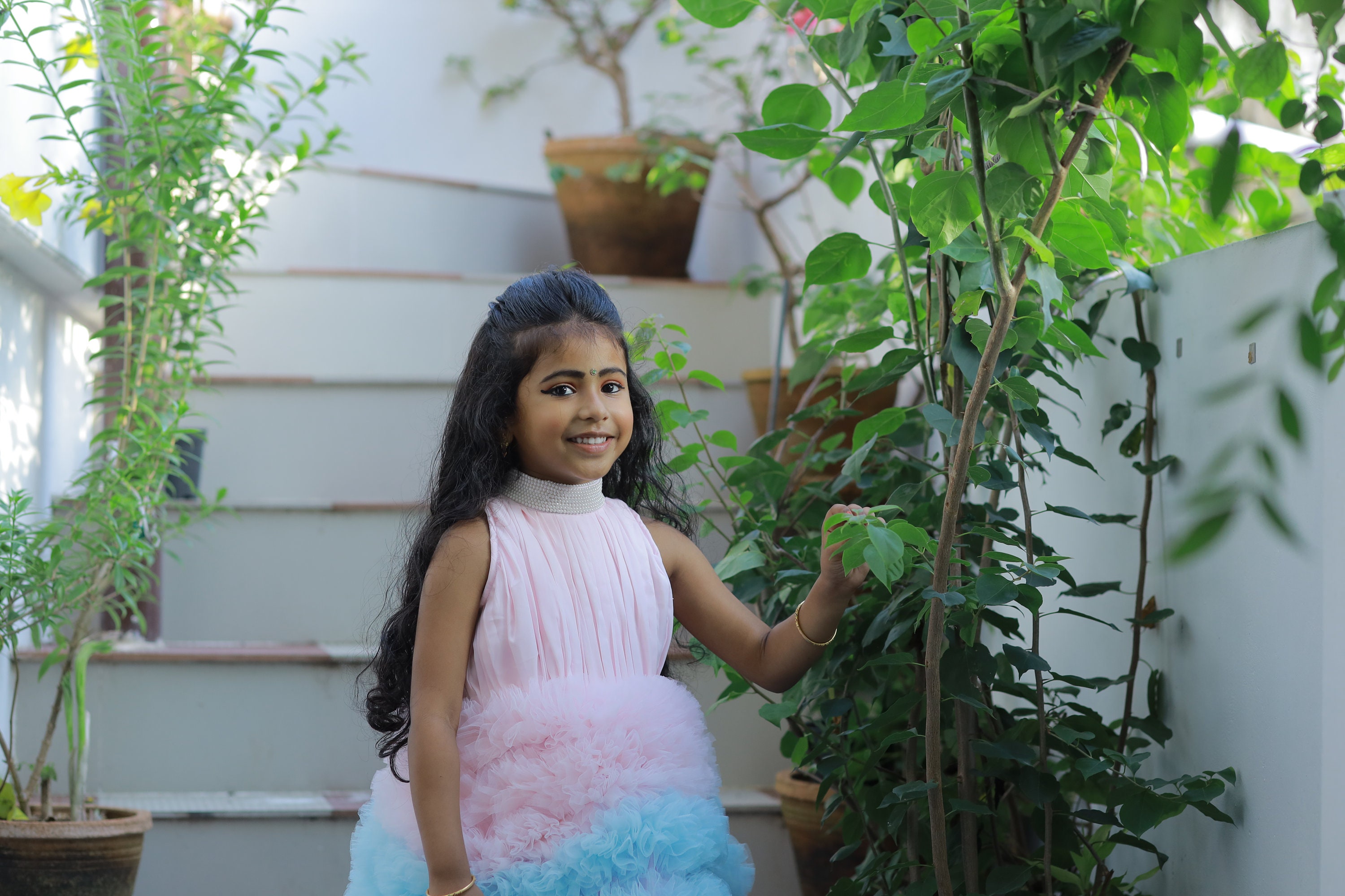 Girls' Rainbow Ruffle Frock: Birthday Party Gown (1-5 Years) - Etsy