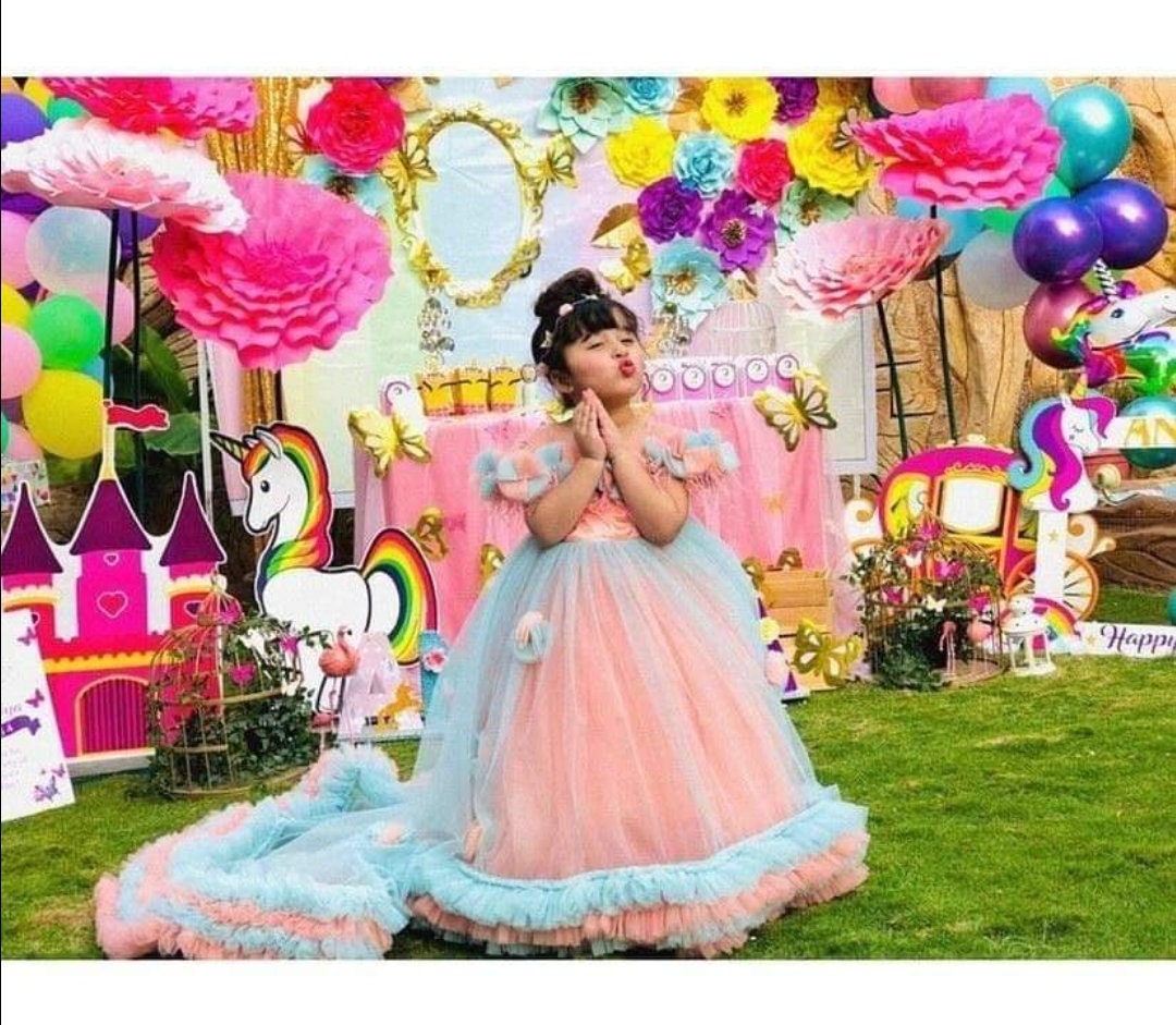 Birthday Frocks for Kids and Girls Party Gown for Birthday - Etsy