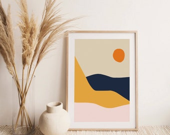 Bright Abstract Art - Etsy