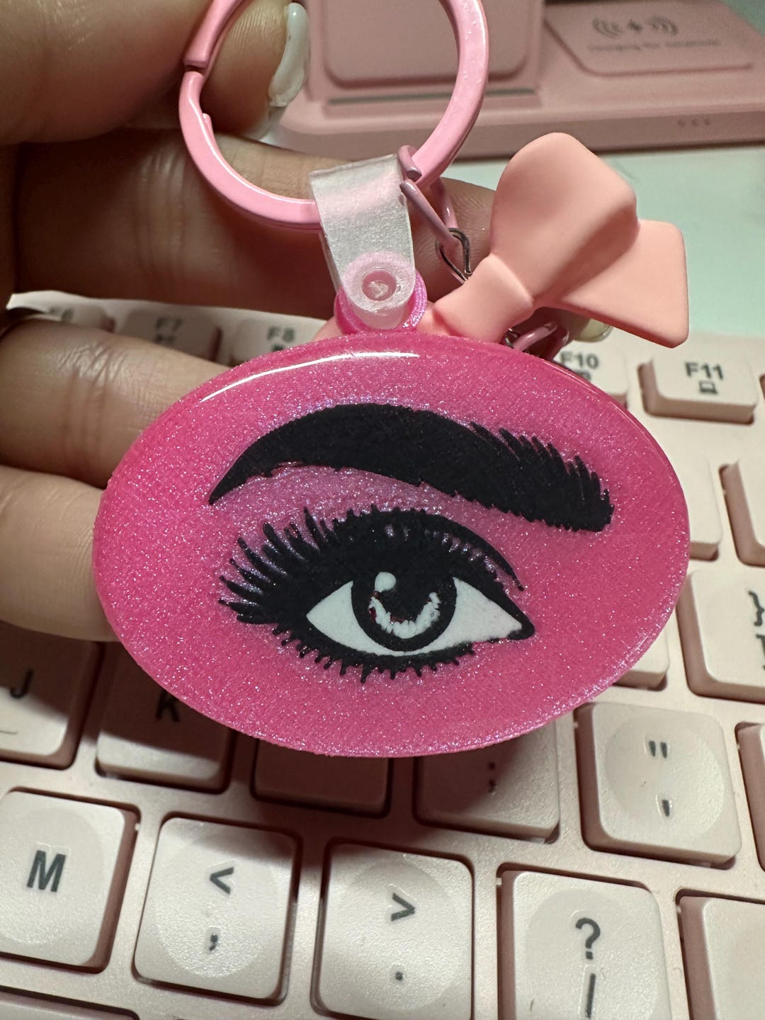 Eyelash Scannable Keychain STL - Etsy