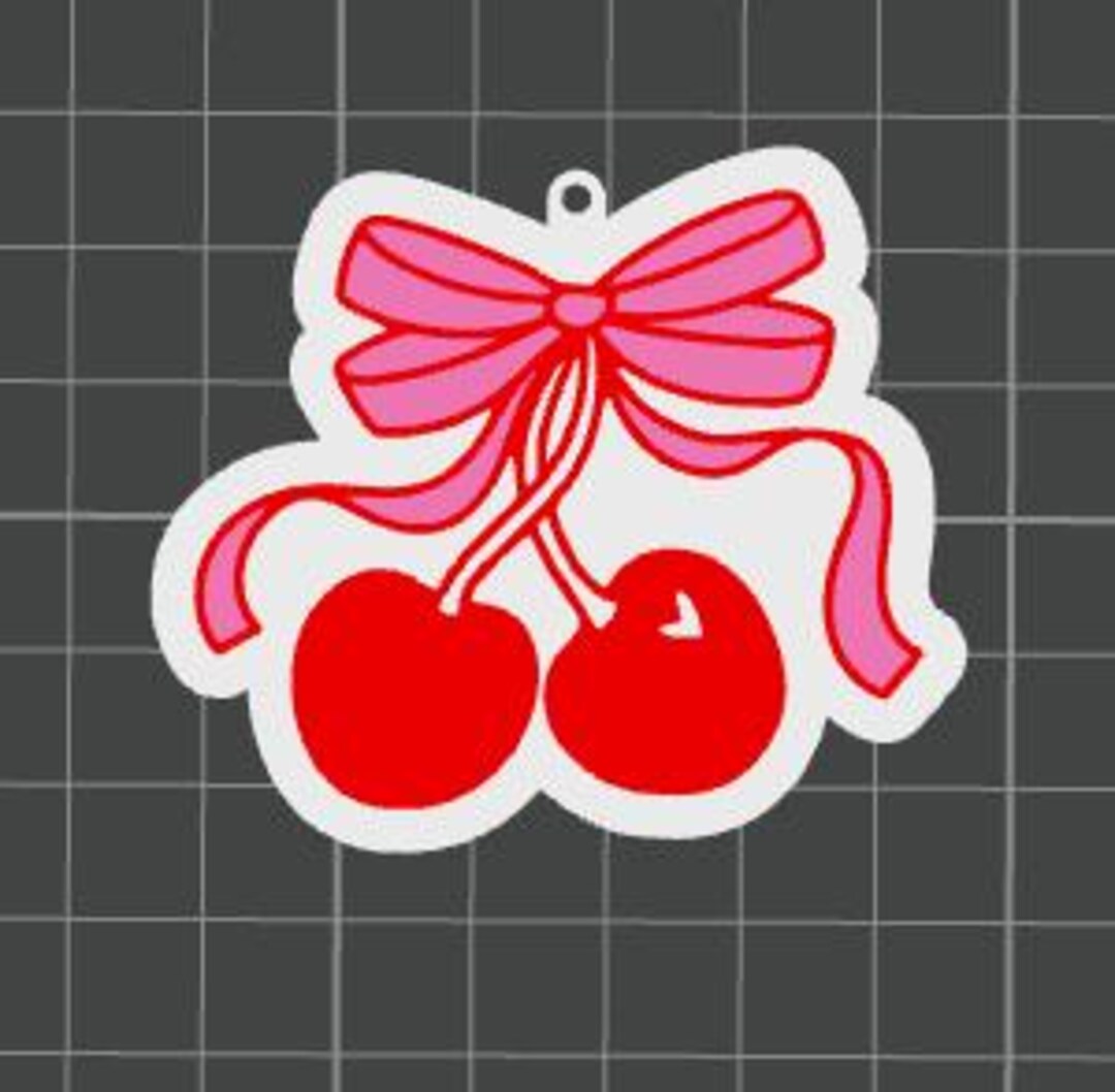 Cherry Keychain NFC STL - Etsy