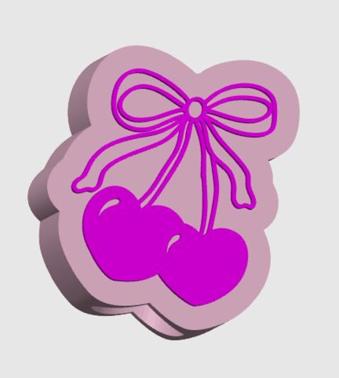 Cherry STL File Straw Topper - Etsy