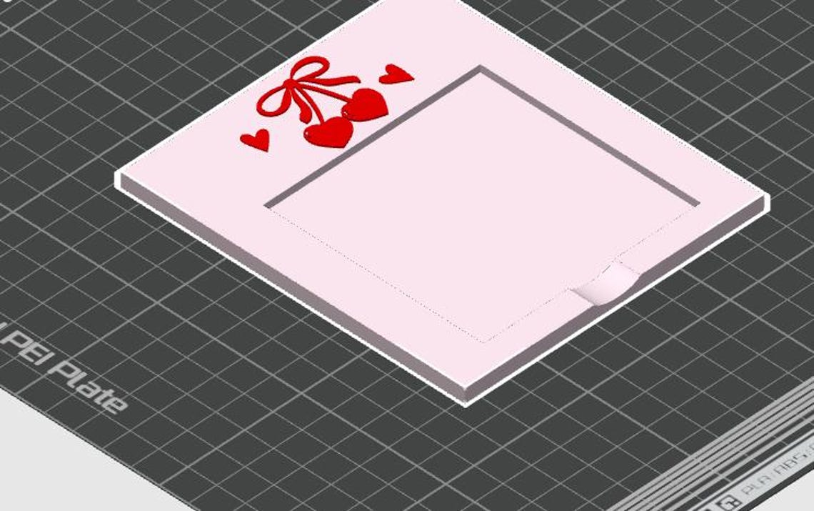 Cherry Sticky Note Holder STL File - Etsy