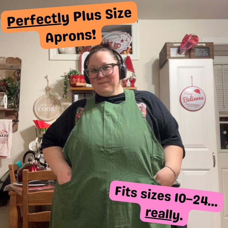 Plus Size Apron - Etsy