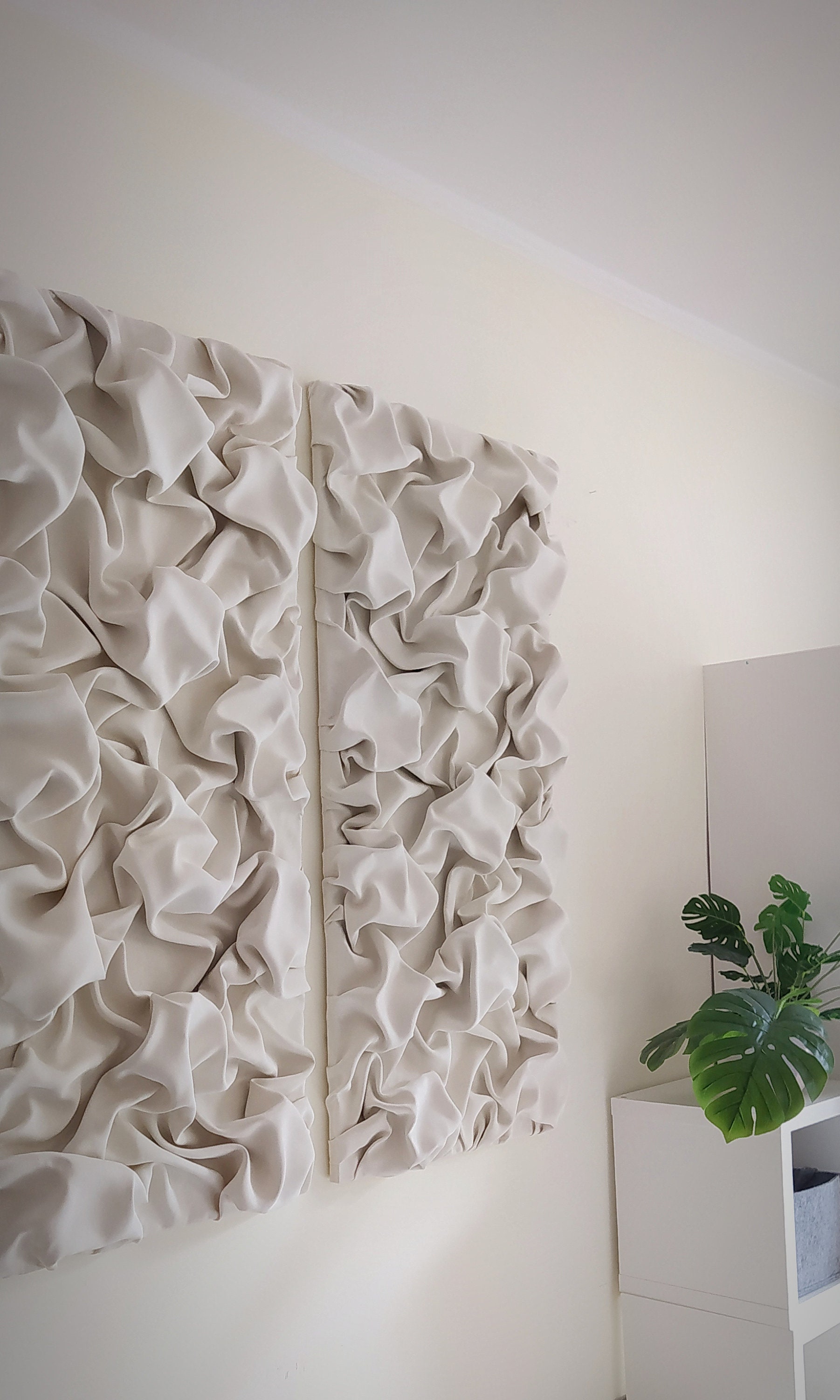 Wall Sculpture 3D Wall Art Sculptural Plaster Wall Art Spackle Wall Art ...
