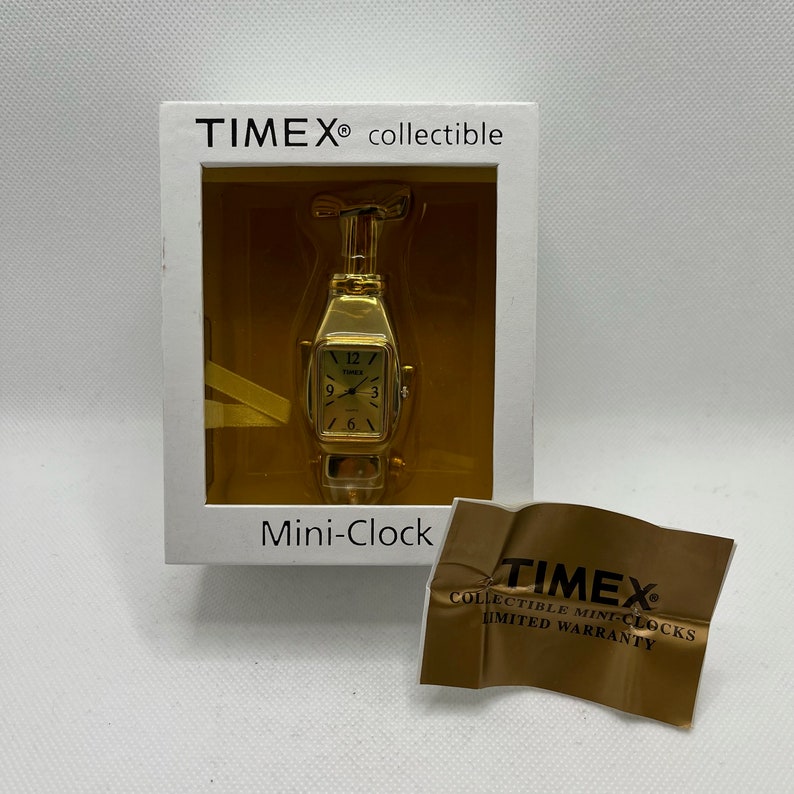 Vintage Timex Collectible Mini Clock Golf Bag Watch - Etsy