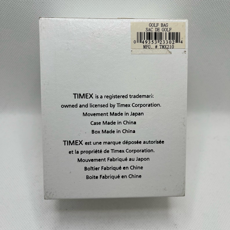 Vintage Timex Collectible Mini Clock Golf Bag Watch - Etsy
