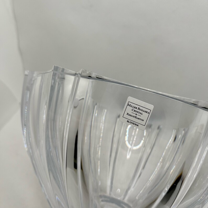Reed & Barton Miller Rogaska Crystal Full Lead Crystal Lumina 10 Bowl ...