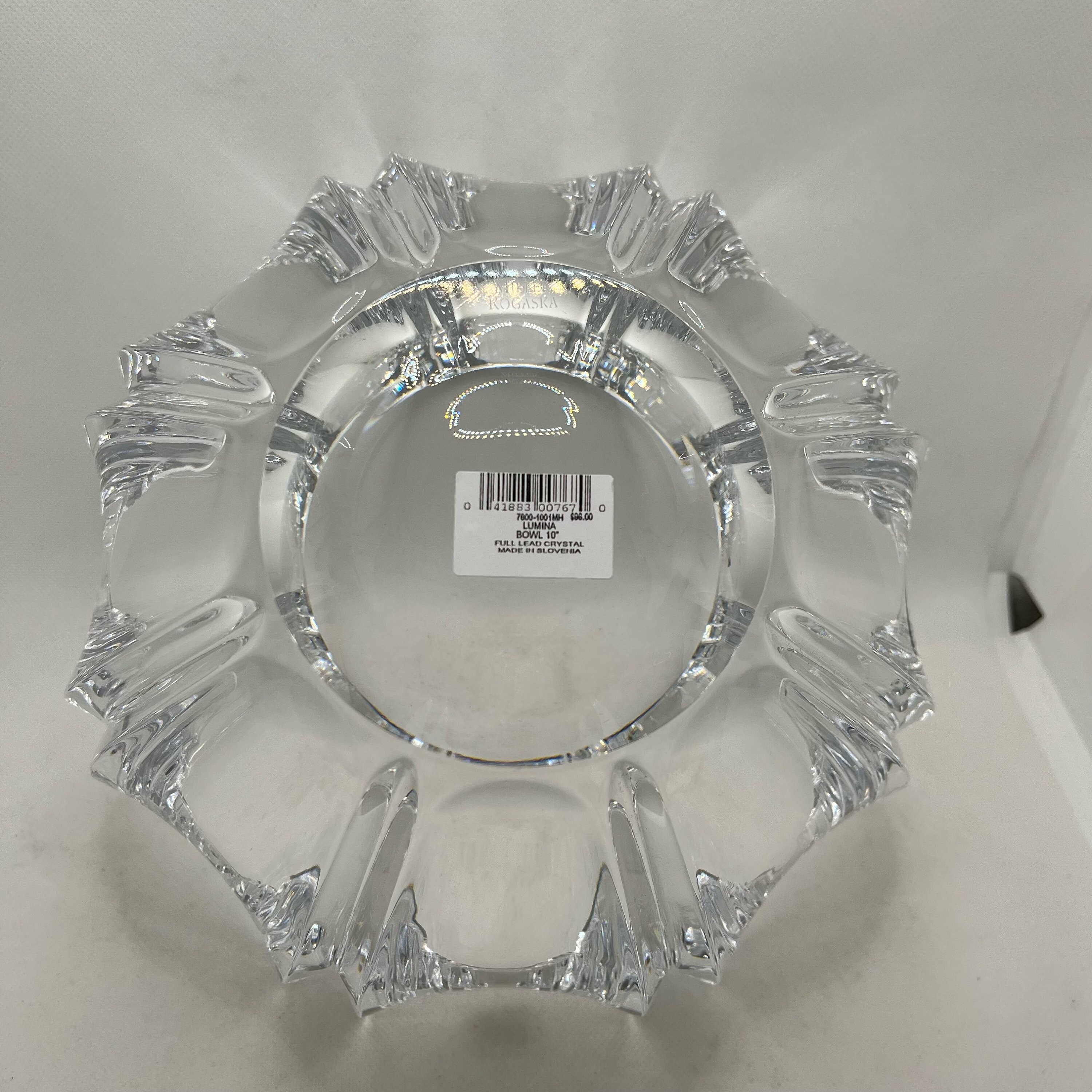 Reed & Barton Miller Rogaska Crystal Full Lead Crystal Lumina 10 Bowl ...
