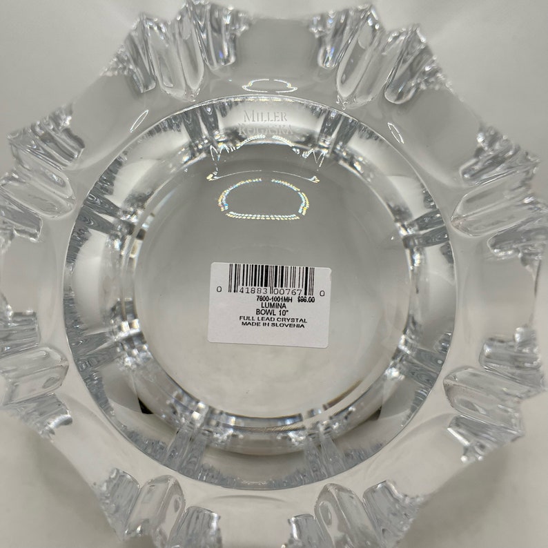 Reed & Barton Miller Rogaska Crystal Full Lead Crystal Lumina 10 Bowl ...
