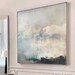 Cloud Painting Large in Beige and Light Blue, Neutral Oil Painting Big ...