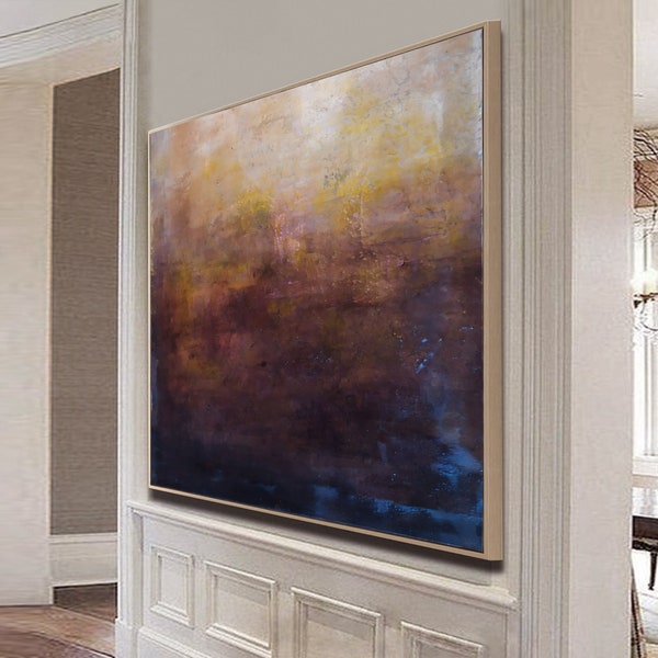 Large Colorful Art - Etsy