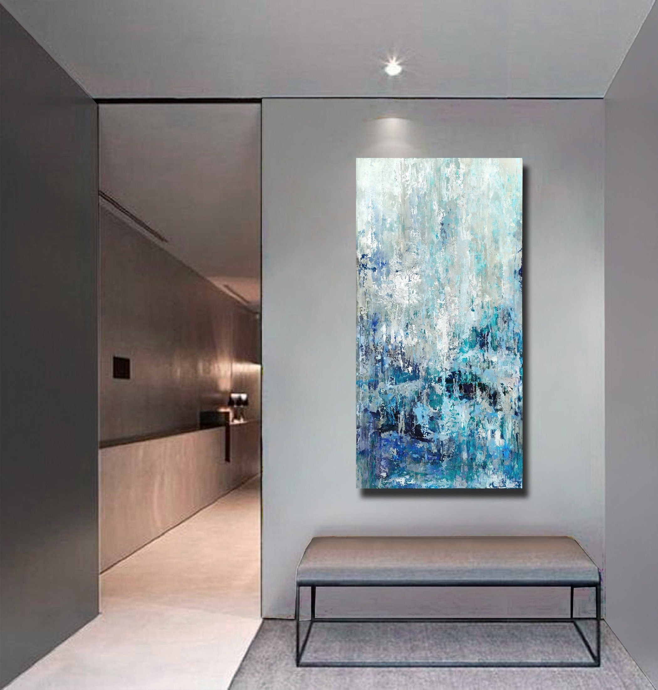 Tall Narrow Wall Art, Narrow Vertical Wall Art, Long Vertical Wall Art ...