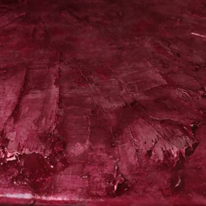 Ruby Red Painting on Canvas Original Abstract Large Wall Art - Etsy