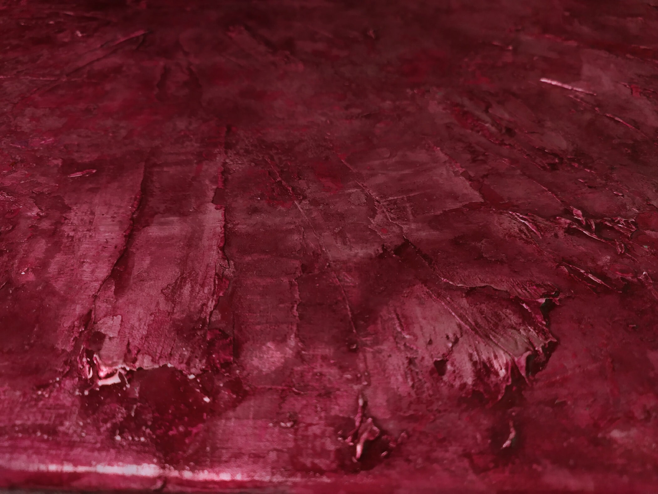 Ruby Red Painting on Canvas, Original Abstract Large Wall Art, Red ...