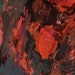 Red Wall Art Canvas, Red and Gray Paintings, Abstract Art in Red and ...