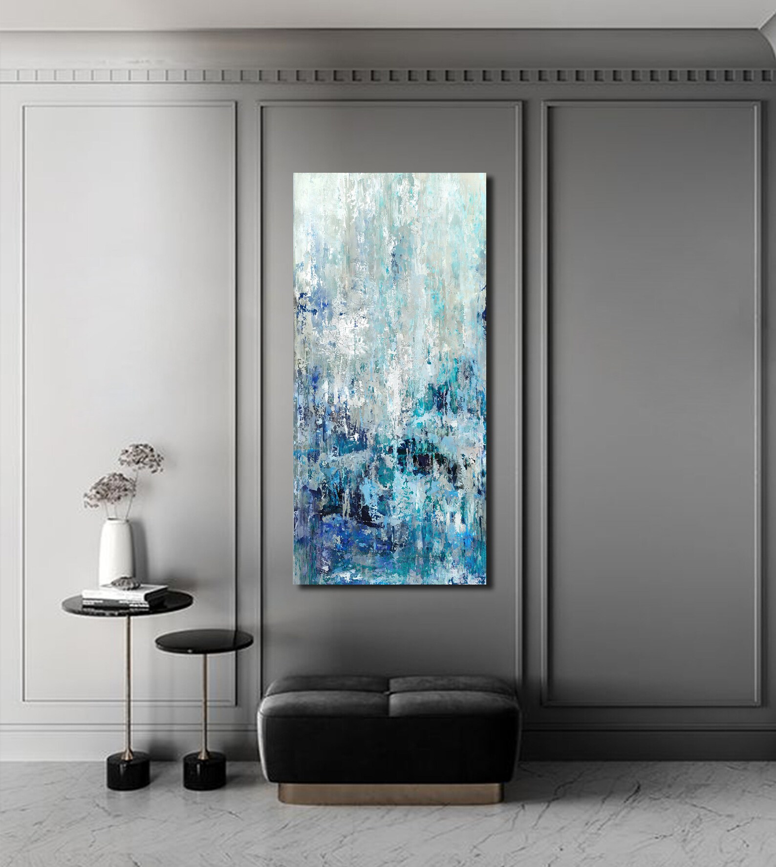 Tall Narrow Wall Art, Narrow Vertical Wall Art, Long Vertical Wall Art ...