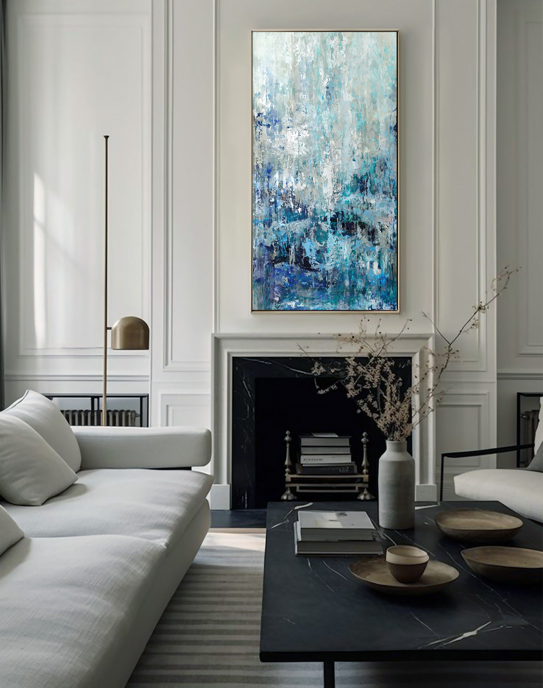 Tall Narrow Wall Art, Narrow Vertical Wall Art, Long Vertical Wall Art ...