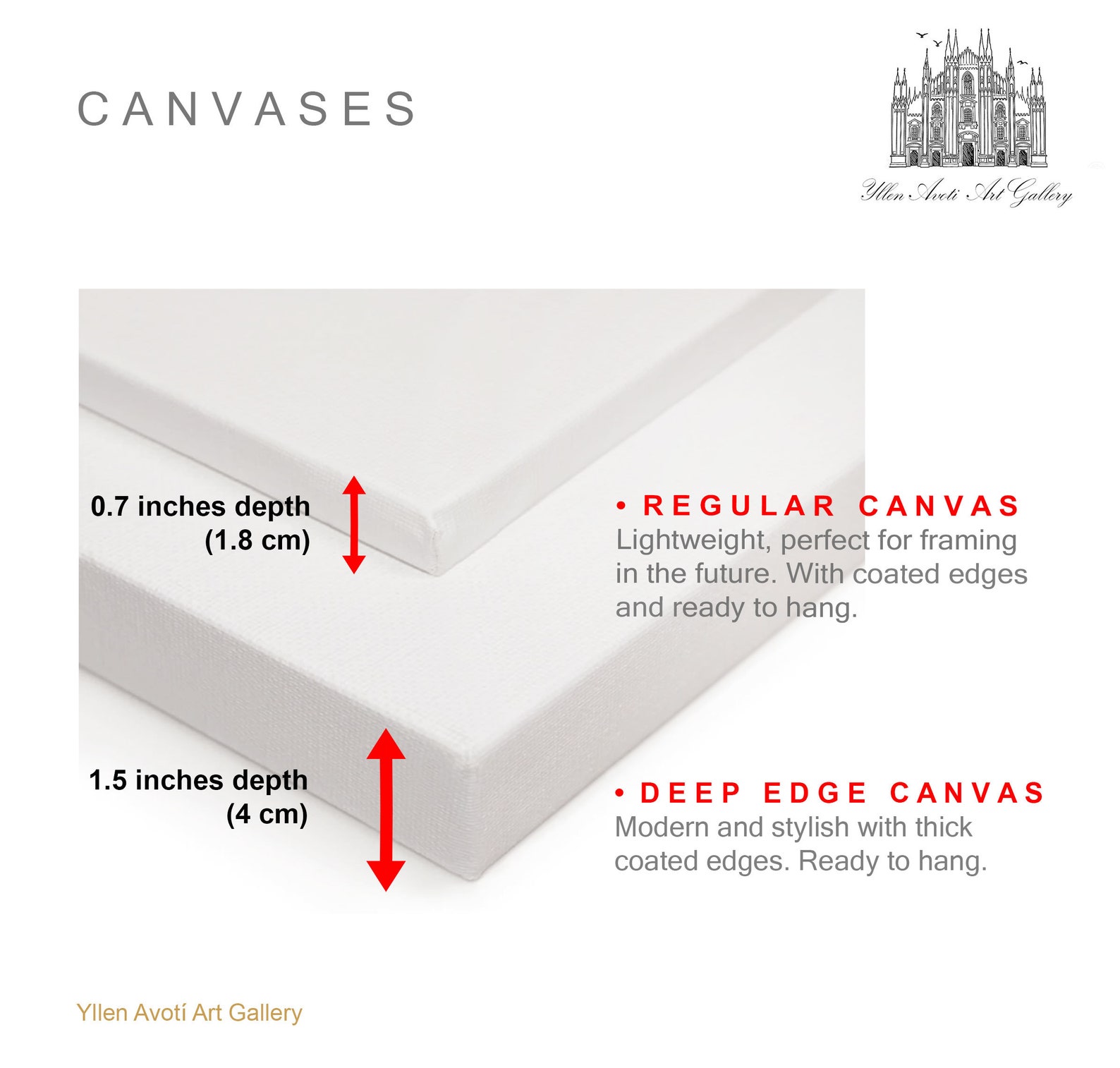 Long Rectangular Gold Wall Art, Tall Vertical Painting on Canvas for ...