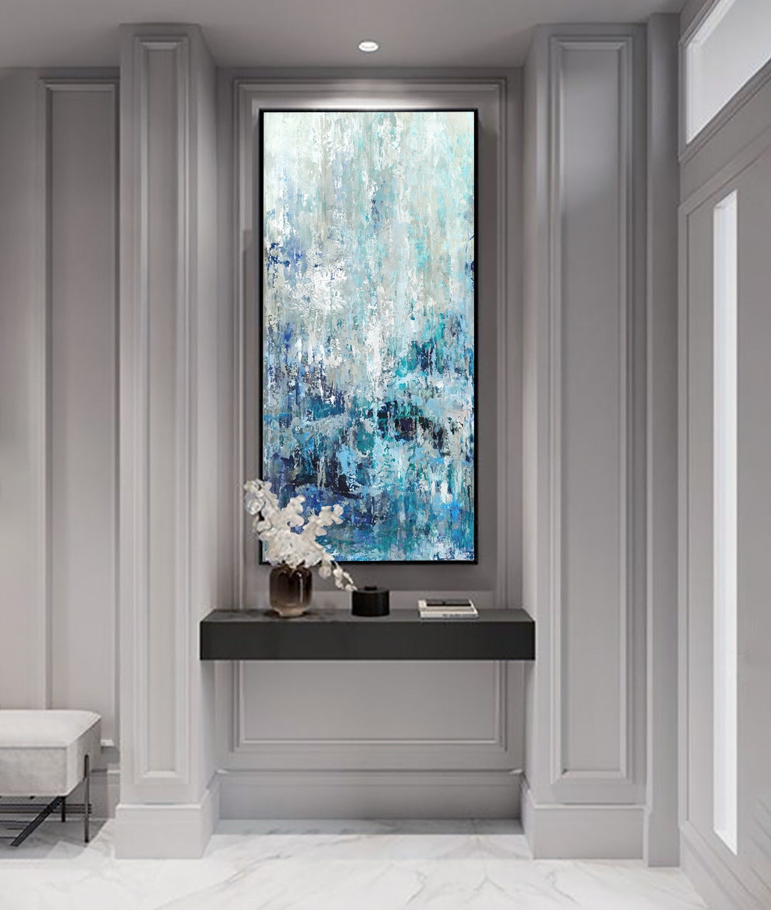 Tall Narrow Wall Art, Narrow Vertical Wall Art, Long Vertical Wall Art ...