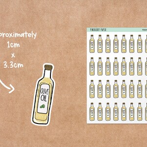 Olive Oil Stickers Food Cooking Recipe Planner Stickers erin Condren ...