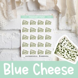 Cheese Stickers | Cheddar | Cheese Wheel | Cream Cheese | Blue Cheese ...