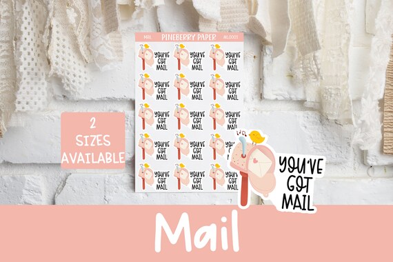 You've Got Mail Stickers Label Water-resistant Good | Etsy
