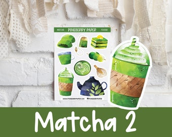 Matcha Planner Stickers - Etsy