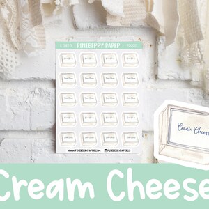 Cheese Stickers | Cheddar | Cheese Wheel | Cream Cheese | Blue Cheese ...