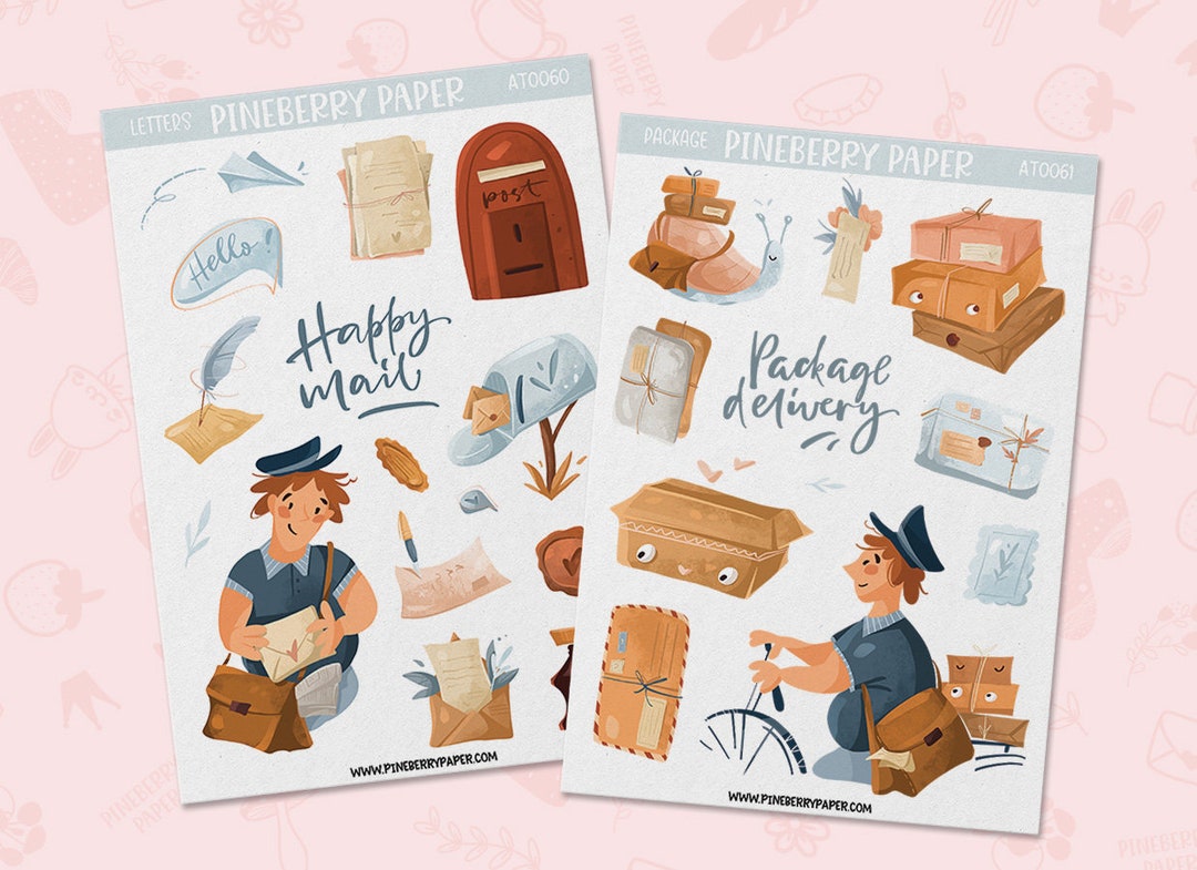 Postal Worker Stickers | Mail Carrier | Letters | Packages | Parcels ...