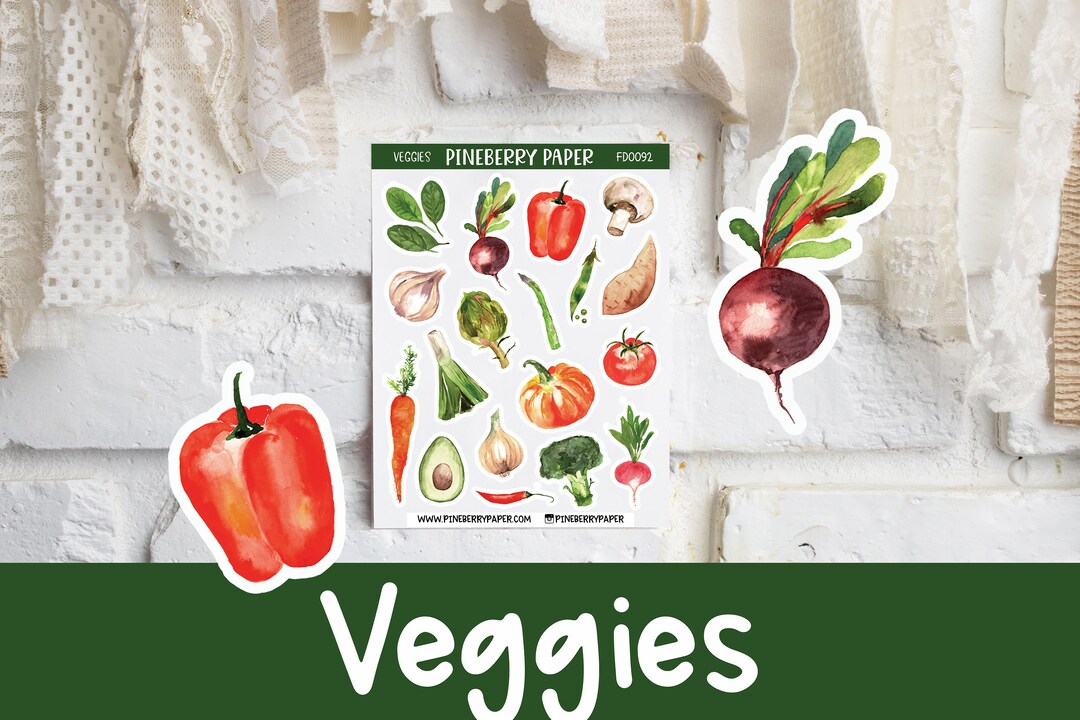 Vegetable Stickers Food Veggie Healthy Eats Leafy Greens Root ...